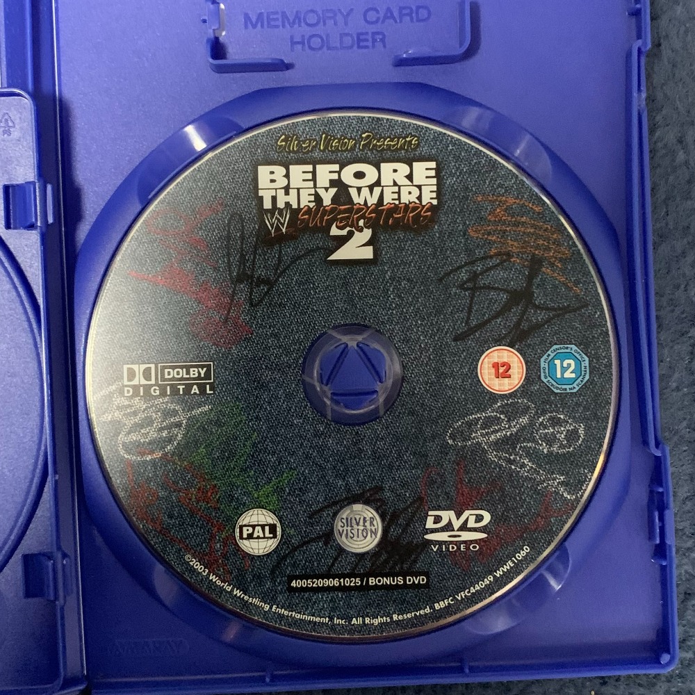 THQ WWE Smackdown Vs Raw PS2 with Before they were superstars 2 DVD ...